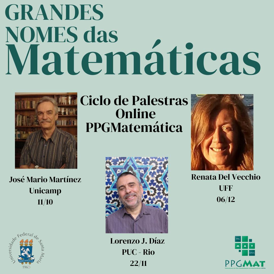 Grandes Nomes das Matemáticas – CCNE