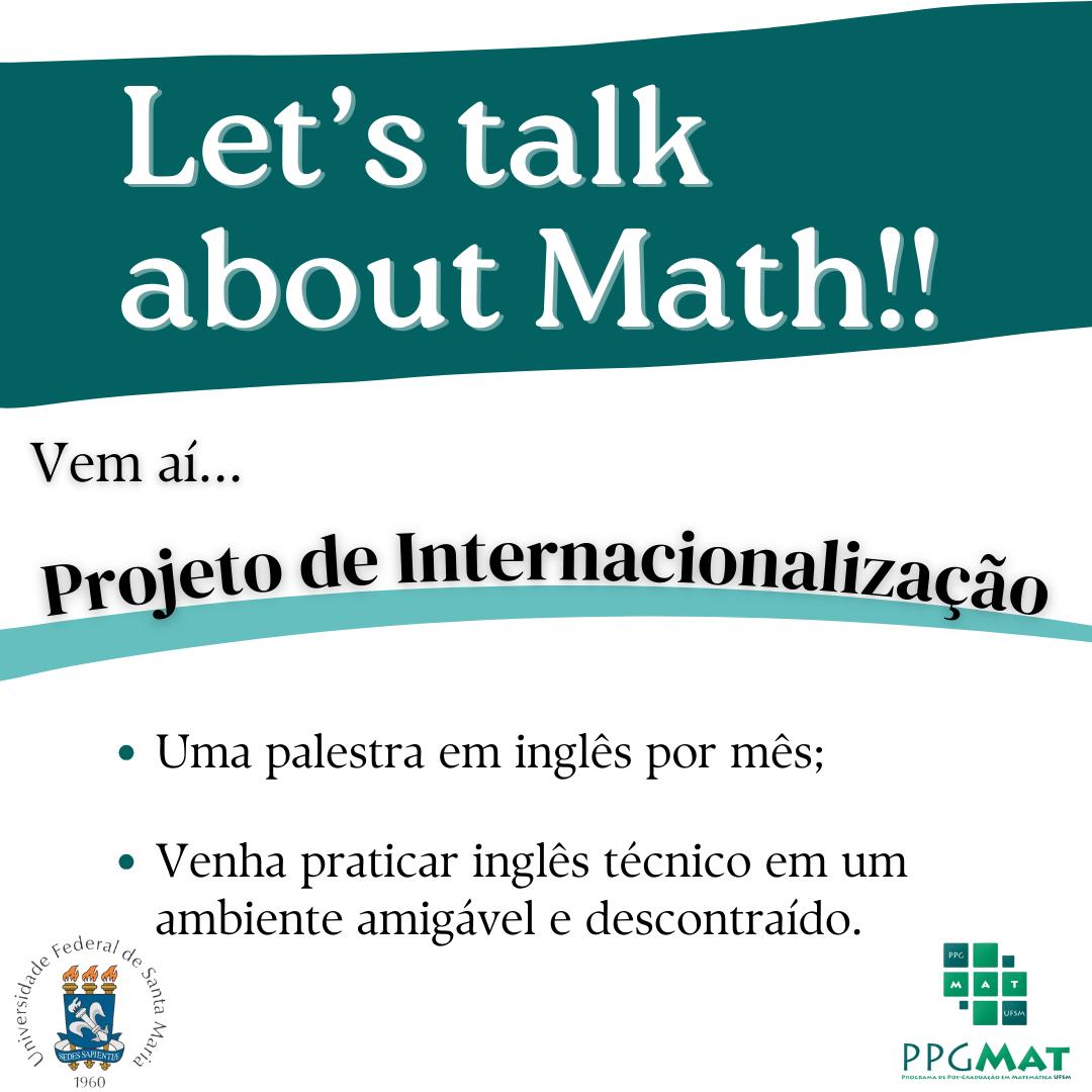 Let’s Talk about Math! – CCNE