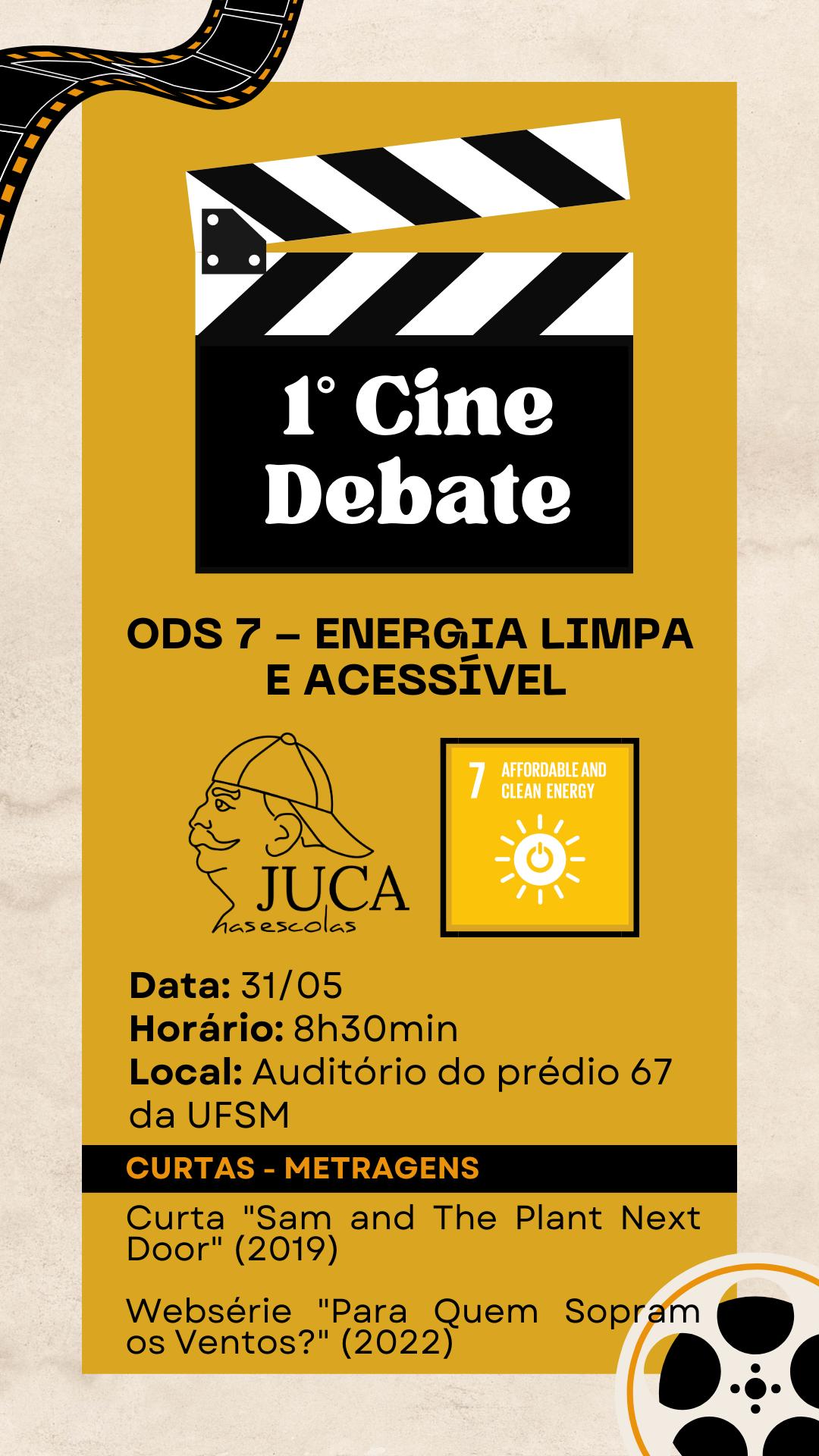 Primeira sessão do Cine-Debate do Juca nas Escolas – CCSH