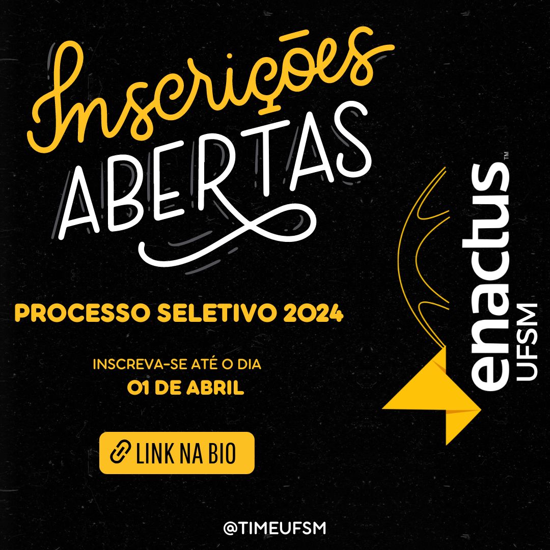 Time Enactus UFSM é contemplado no Desafio Universitário inpEV 2024 – CCSH