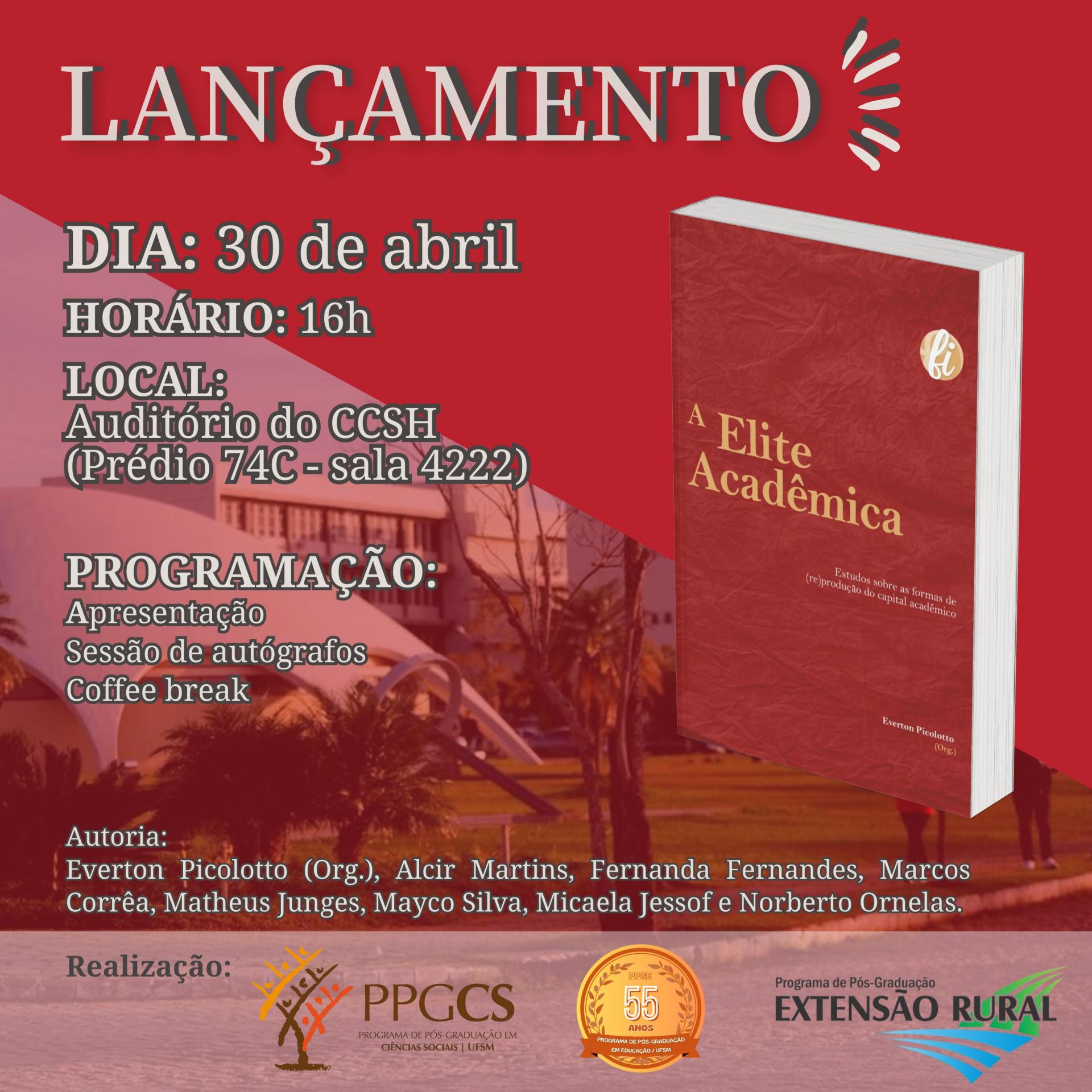 Livro “A Elite Acadêmica: Estudos sobre as formas de (re)produção do ...