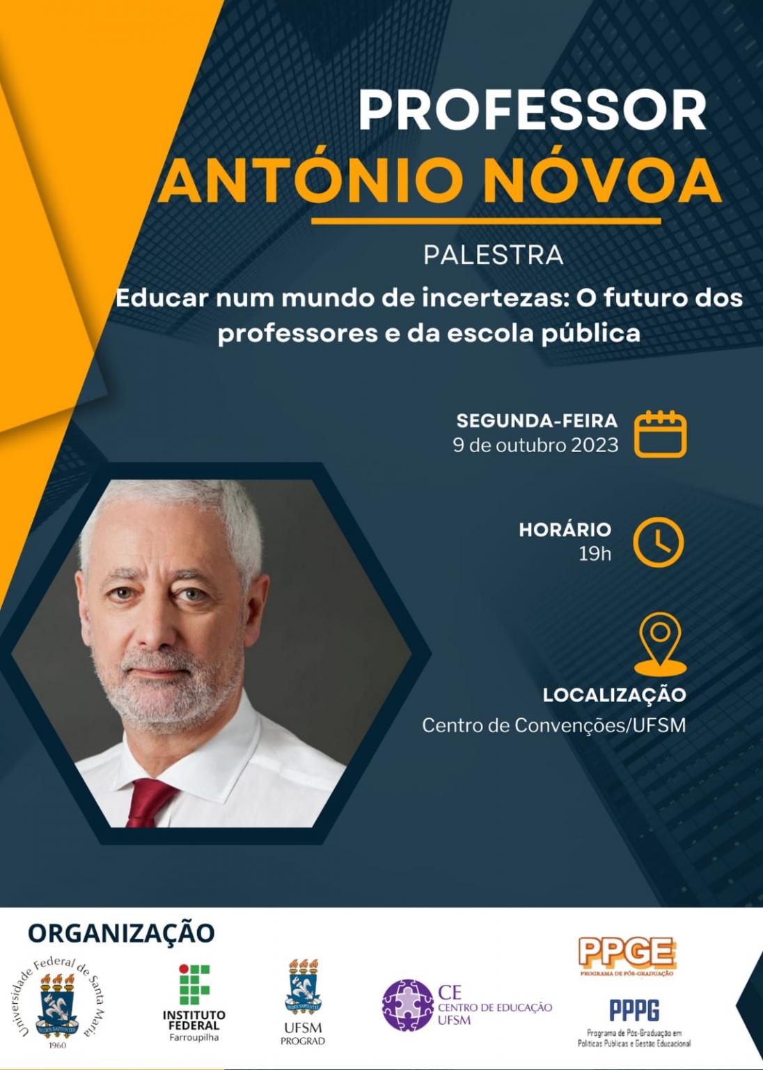 Convite para palestra e roda de conversa com o professor português ...
