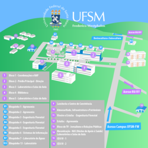 Mapa do Campus é desenvolvido para localizar a Comunidade Acadêmica ...