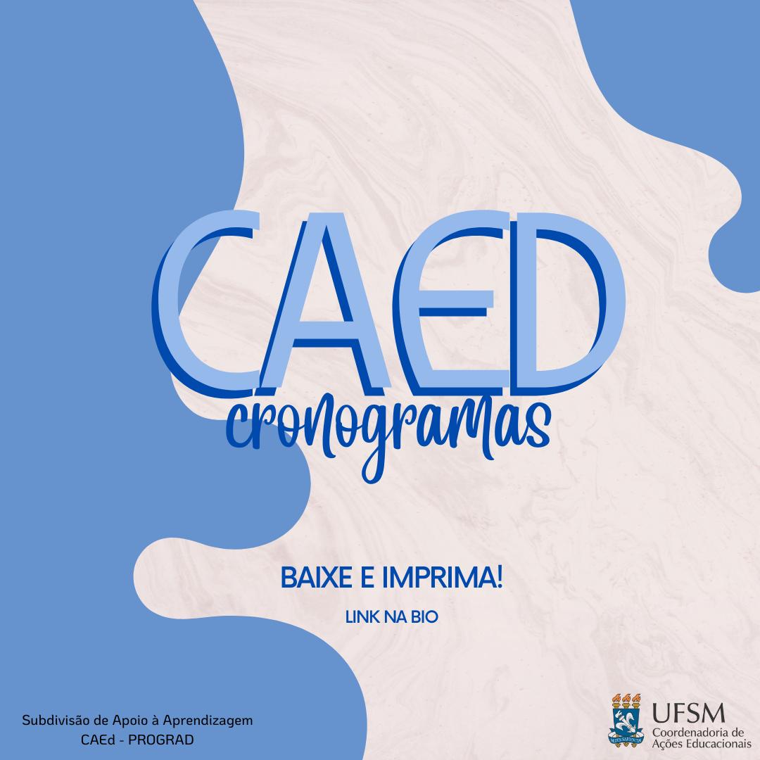 Cronogramas – CAED