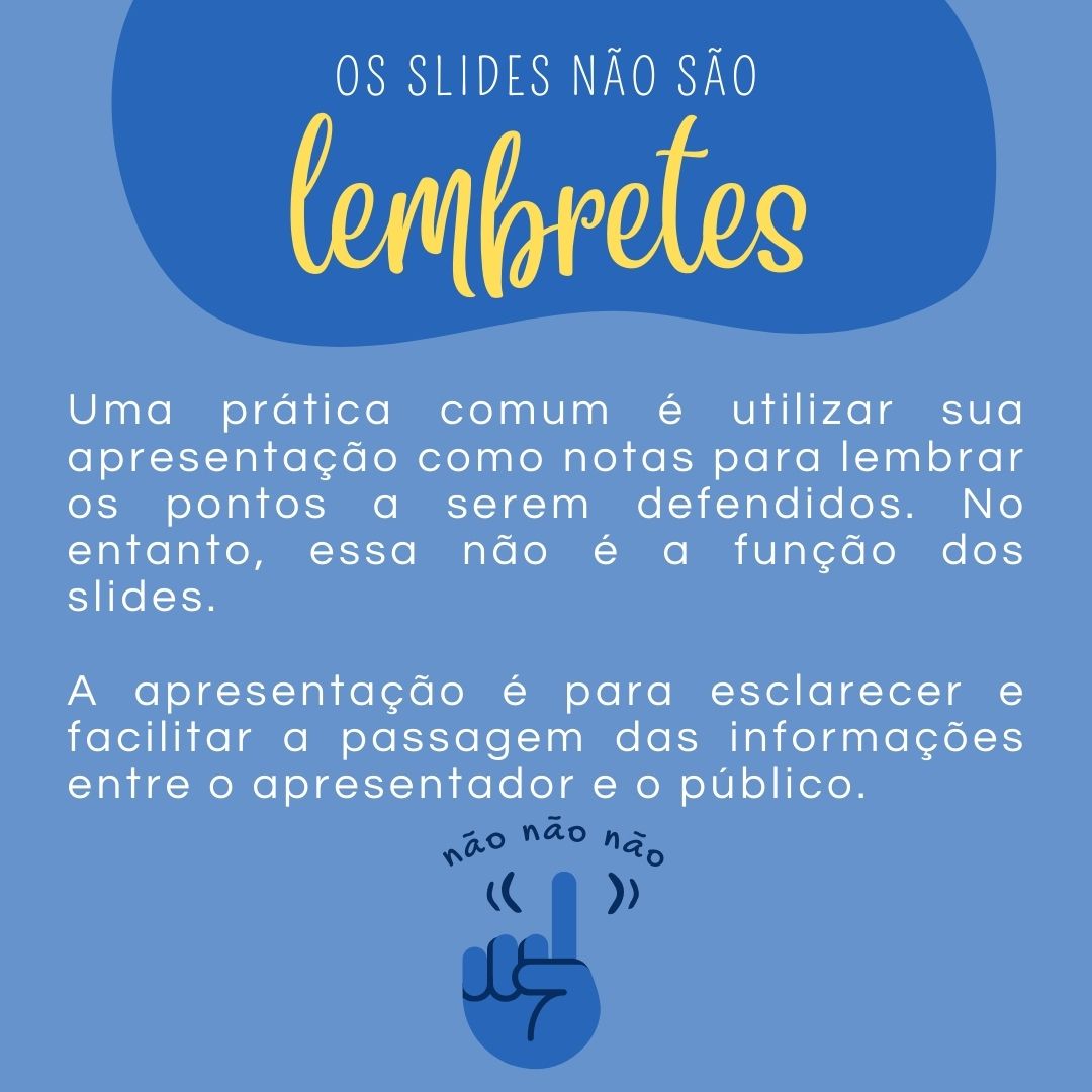 Dicas para a apresentação de slides – CAED