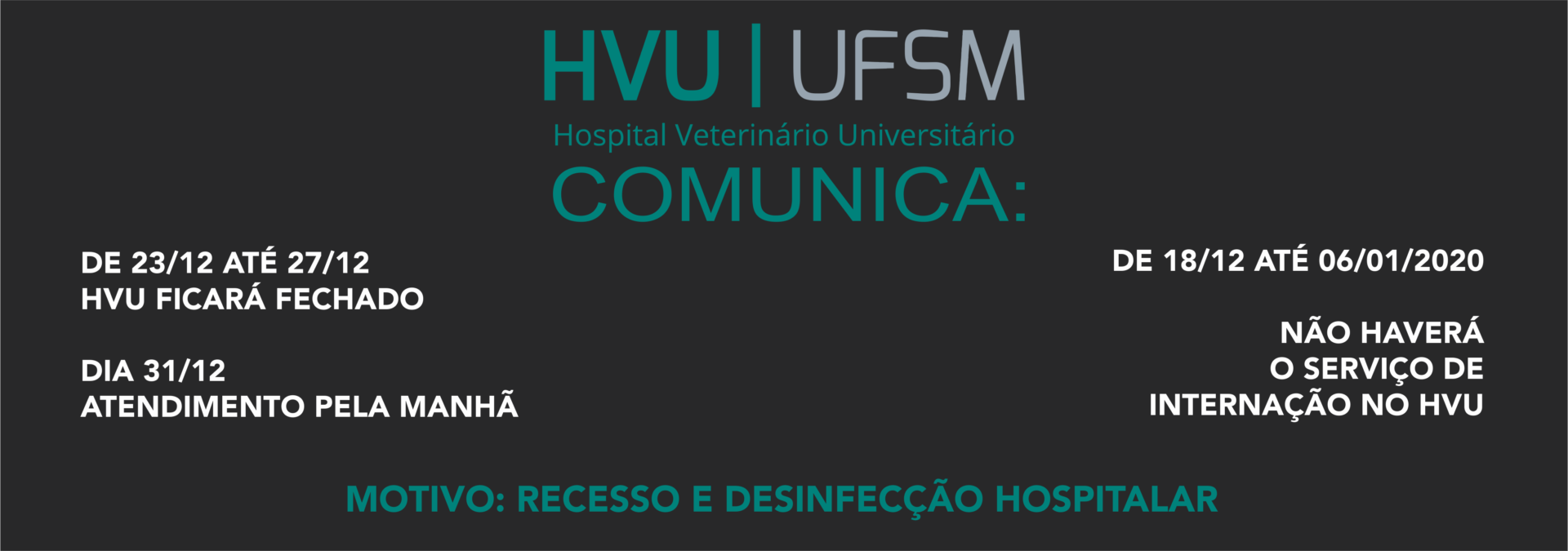 HVU – Hospital Veterinário Universitário