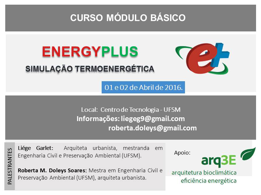 Curso de simulação termoenergética com o software EnergyPlus ...