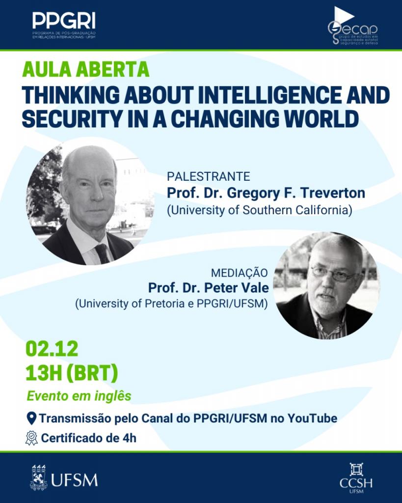Aula Aberta: “Thinking About Intelligence and Security in a Changing ...