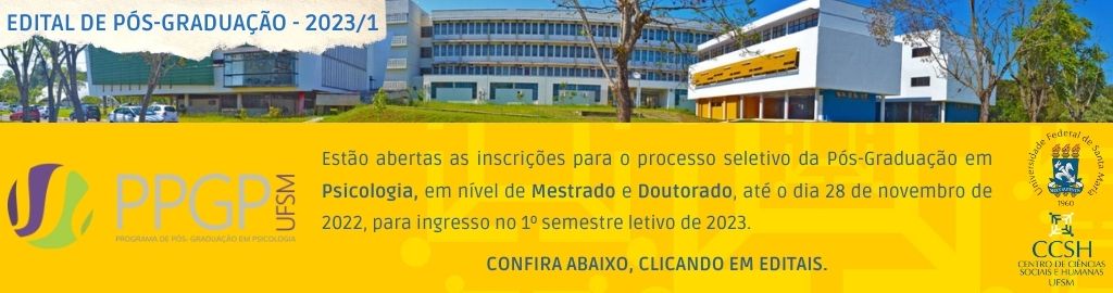 PPGP – Programa de Pós-Graduação em Psicologia – Campus Santa Maria