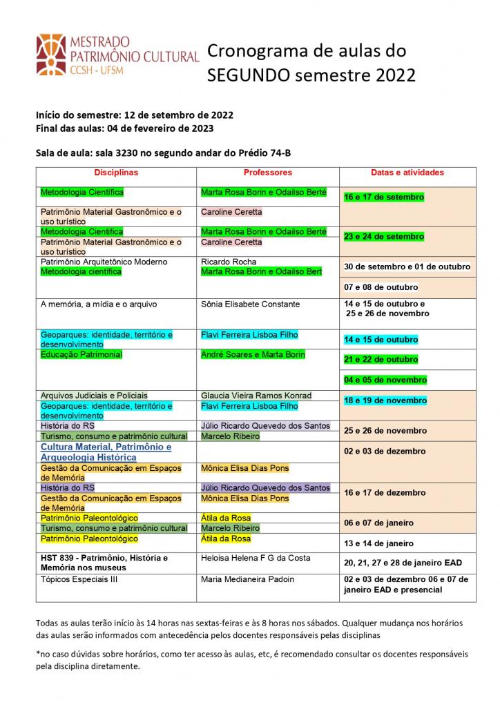 PPGPC – Programa de Pós-Graduação em Patrimônio Cultural