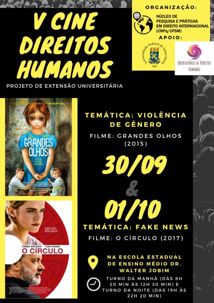 V Cine Direitos Humanos – Escola Walter Jobim – PPGD