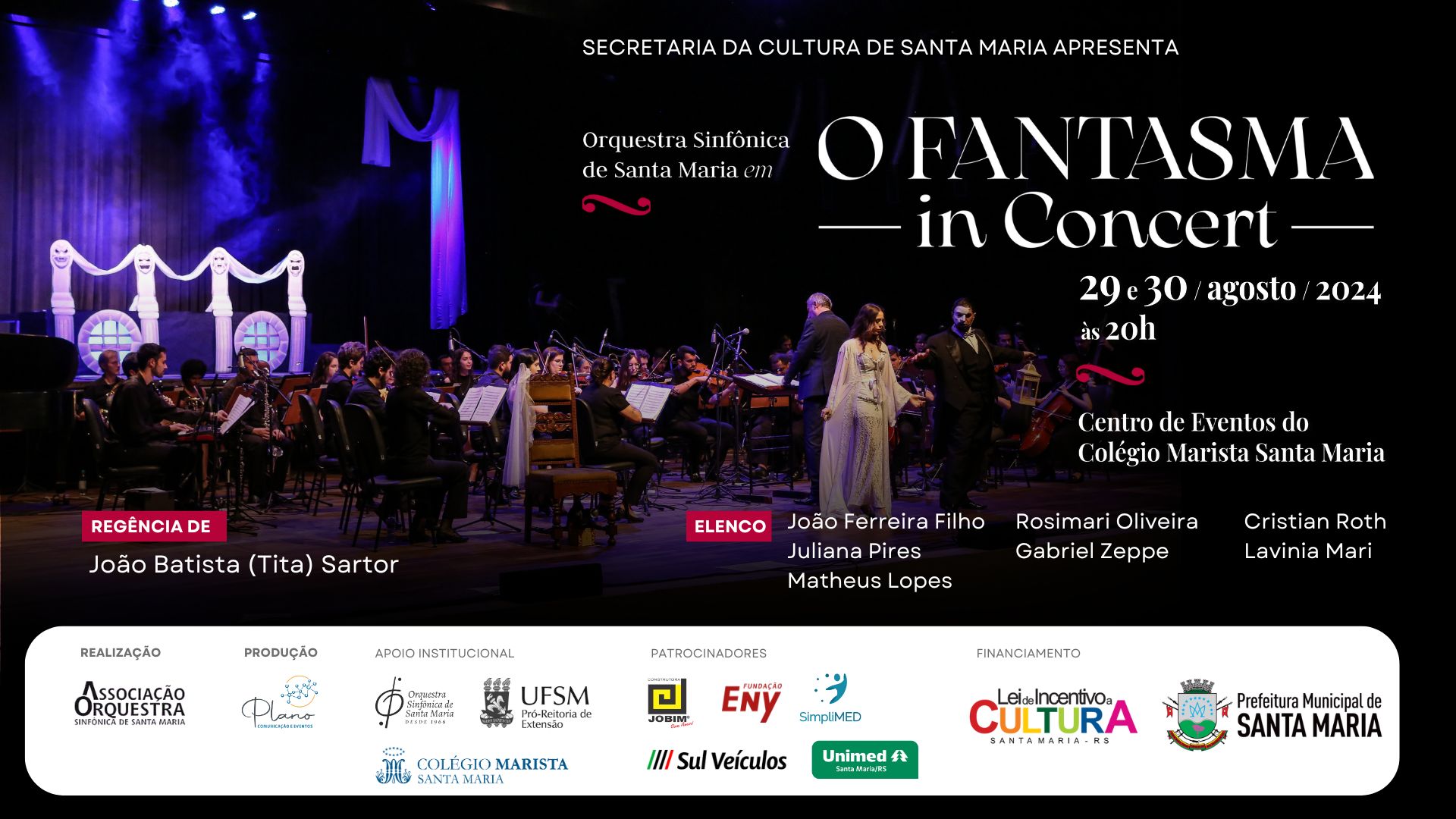 Orquestra Sinfônica de Santa Maria apresenta “O Fantasma in Concert ...