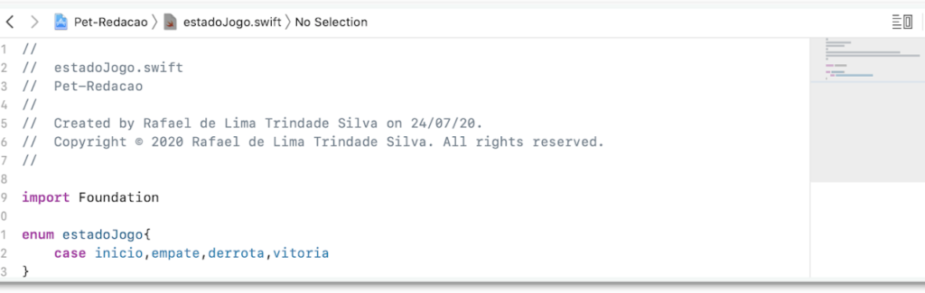 Desenvolvimento de aplicativos utilizando SWIFT – PET Sistemas de ...