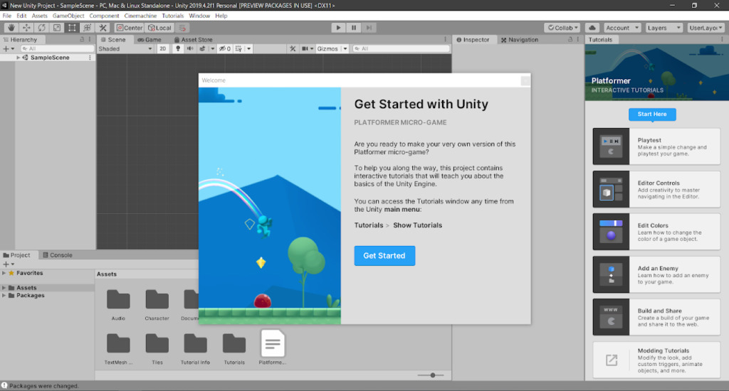 Introdução à Unity – PET Sistemas de Informação