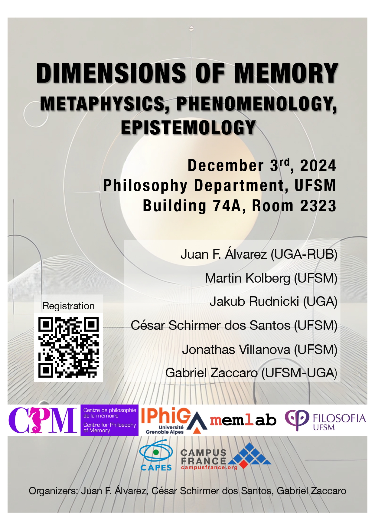 Workshop Dimensions of Memory na UFSM – Laboratório de Filosofia da Memória