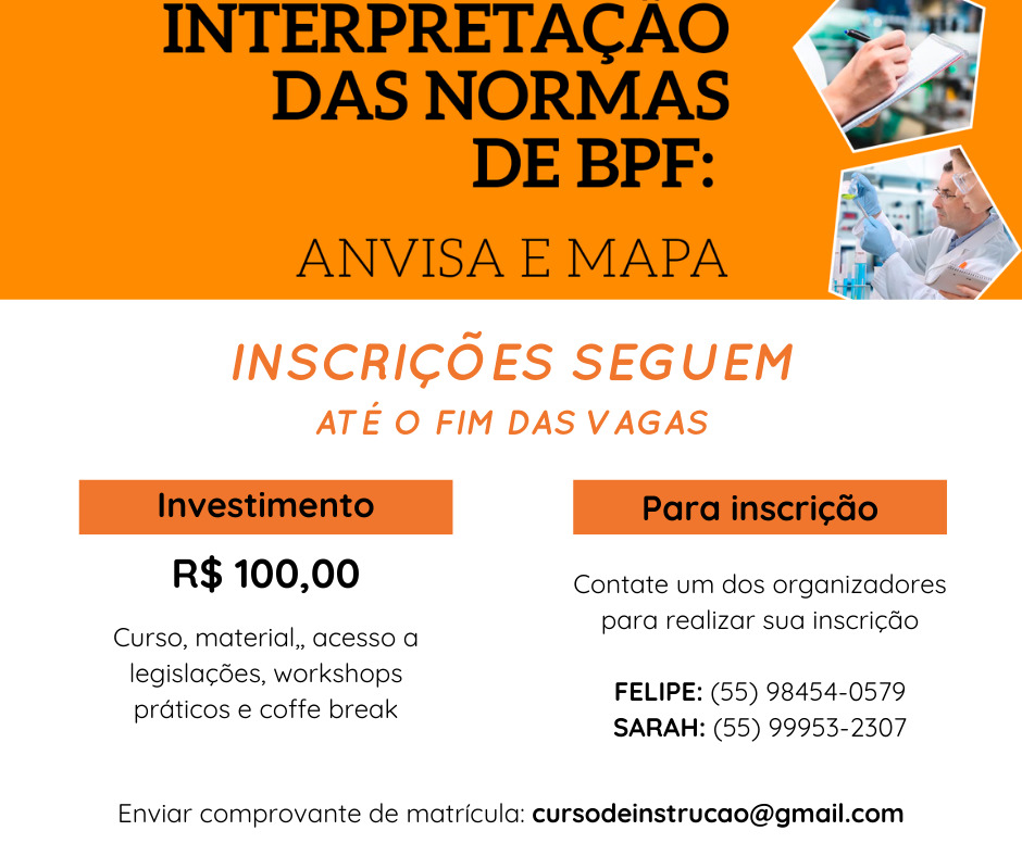Interpretação das normas de BPF: Anvisa e MAPA – CCR